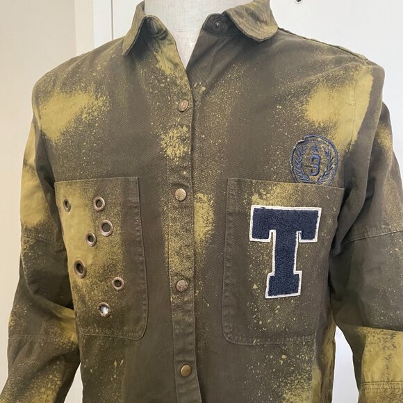 Zara | Jackets & Coats | Zara Trafaluc Trf Green Jacket Outerwear ...